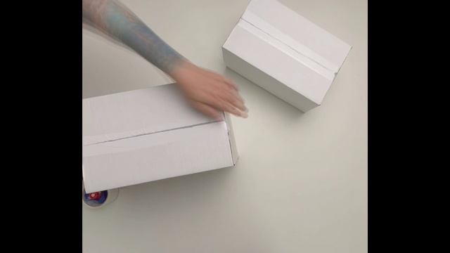 Коробка картонная 350х220х150 Т23 C (белая)