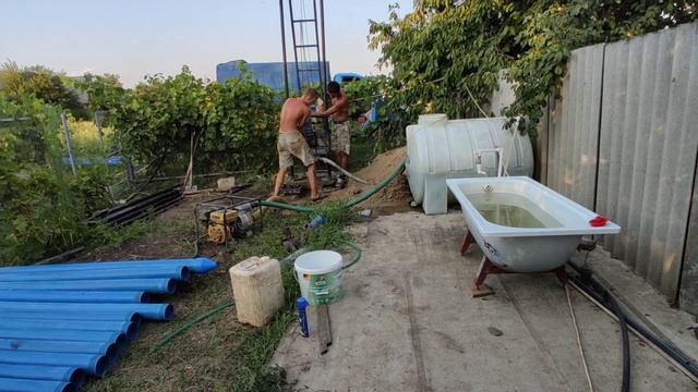 11 часть_Бурят скважину ( 1видео)_Купили дом в Краснодарском крае_жизнь в станице