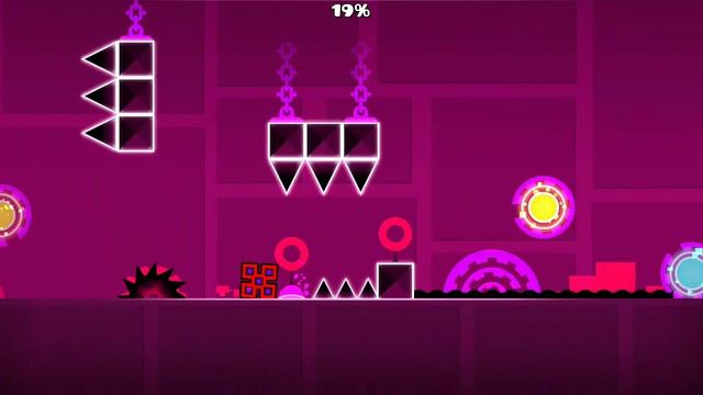 Geometry Dash Lite. Пытаемся пройти некоторые уровни.