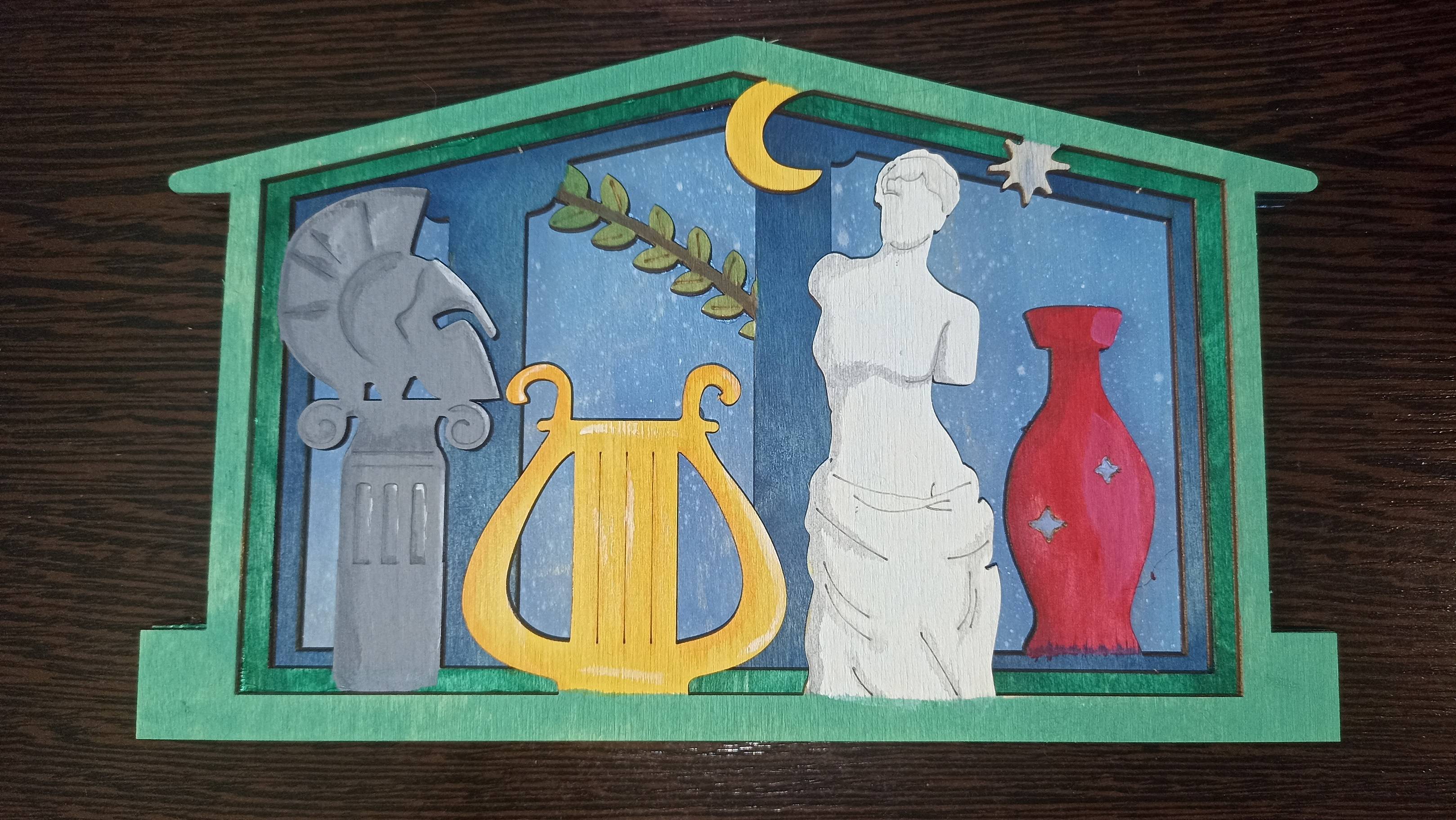 Объемное панно из магазина Fix Price / Греция