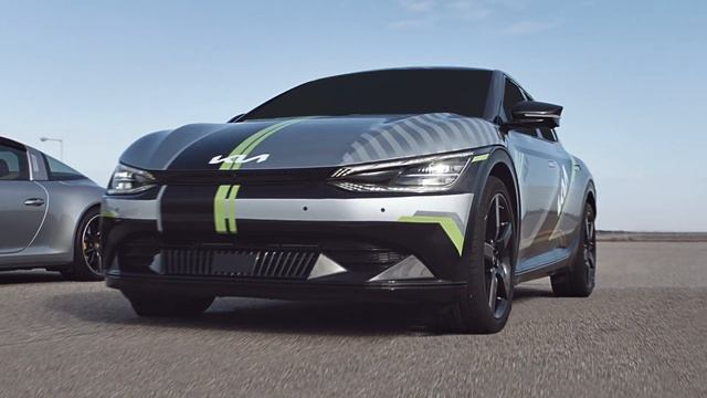 Заряженный электрокар Kia EV6 GT оказался быстрее, чем Porsche Taycan