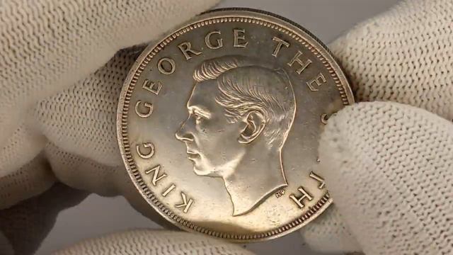 Новая Зеландия 1 крона, 1949 года.