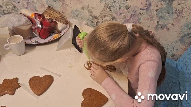 украшаем пряники