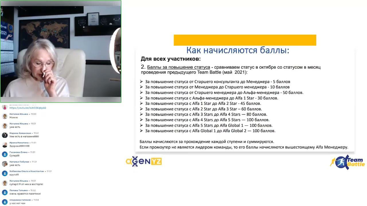 Тим батл. Октябрь 2021