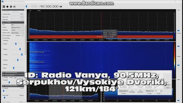 15.10.2018 04:06UTC, [Tropo], Обзор диапазона FM на свободных частотах.