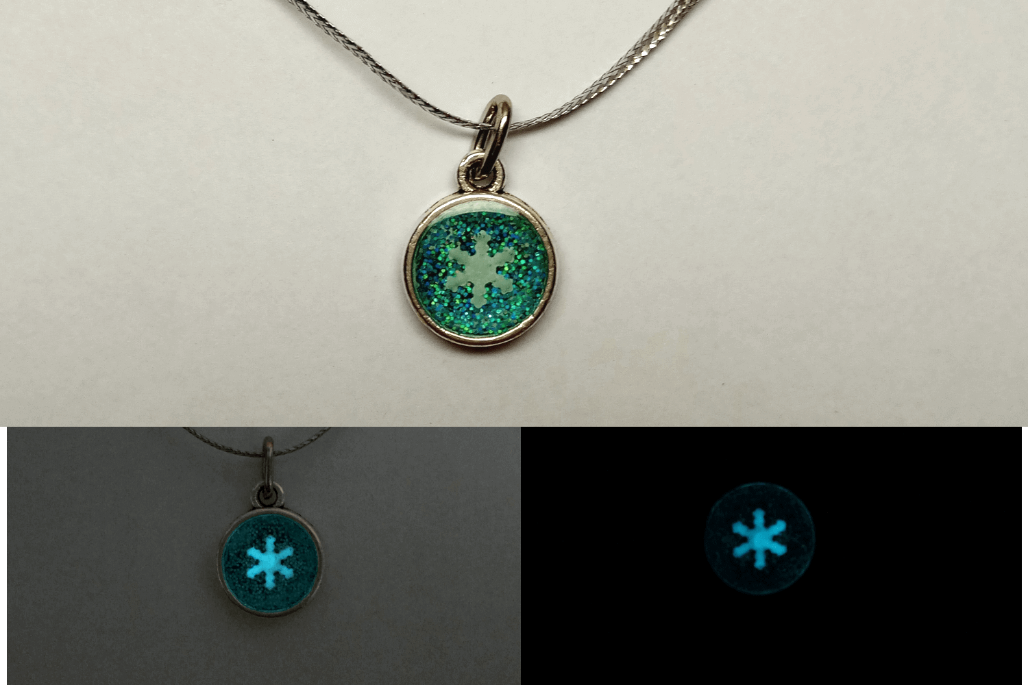 Кулон "Снежинка маленькая 1" (Pendant "Snowflakе")