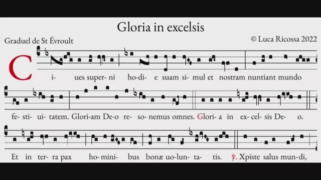 Gloria in excelsis. Cives Superni