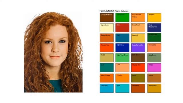 13. Чистая Осень. Система 16 колоритов. Особенности внешности и палитры колорита с Татьяной Маменко