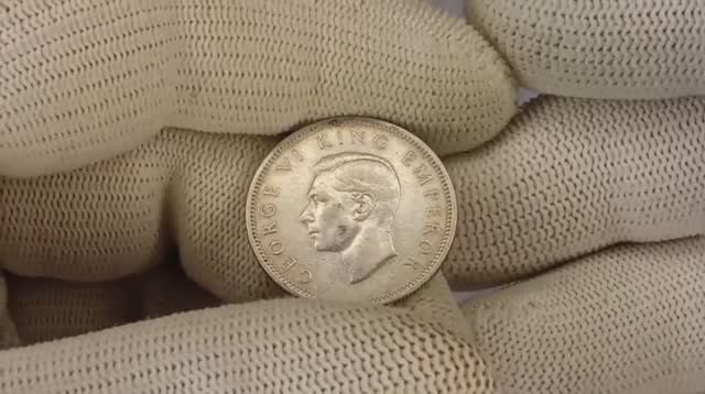 Новая Зеландия 1 шиллинг, 1937 года.