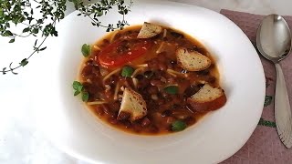 Томатный суп Рецепт.