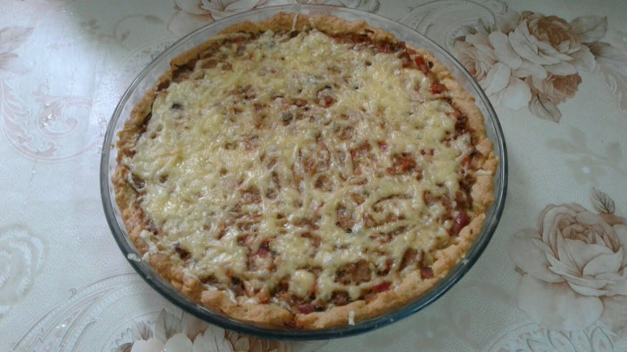 Открытый пирог с капустой на песочном тесте рецепт выпечки