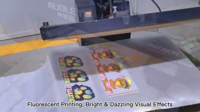 Пример работы DTF-принтера AUDLEY ZX6003, 60 см (3 головы Epson i3200)