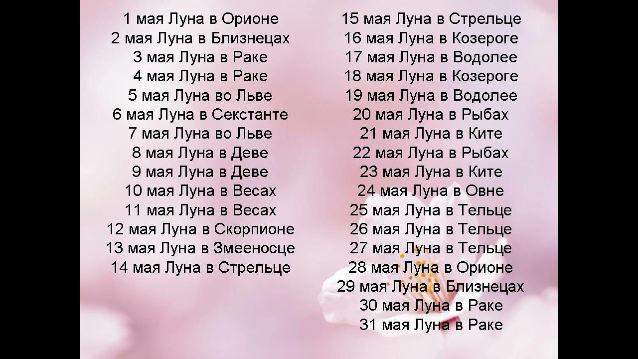 Лунный календарь 1941