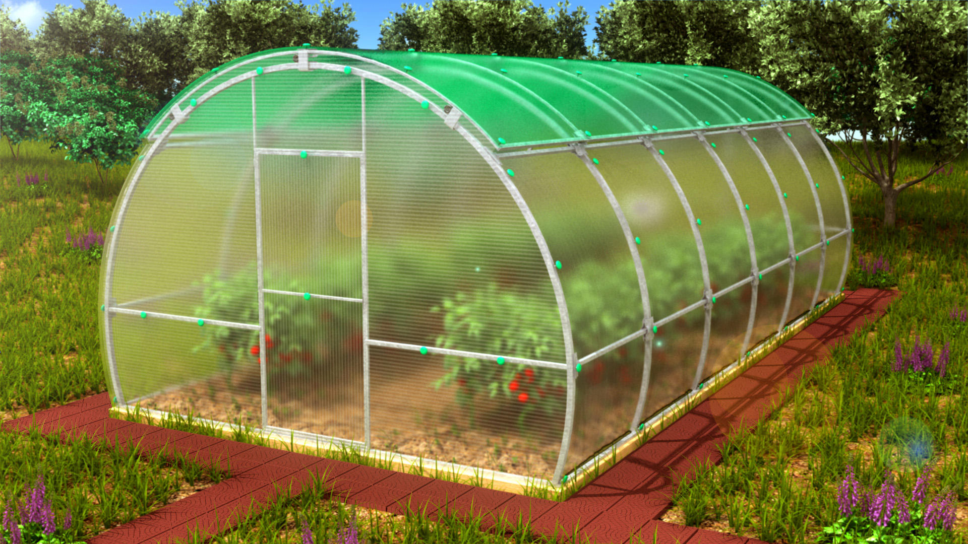 Ролик теплица Кормилица. Разработан в PICART