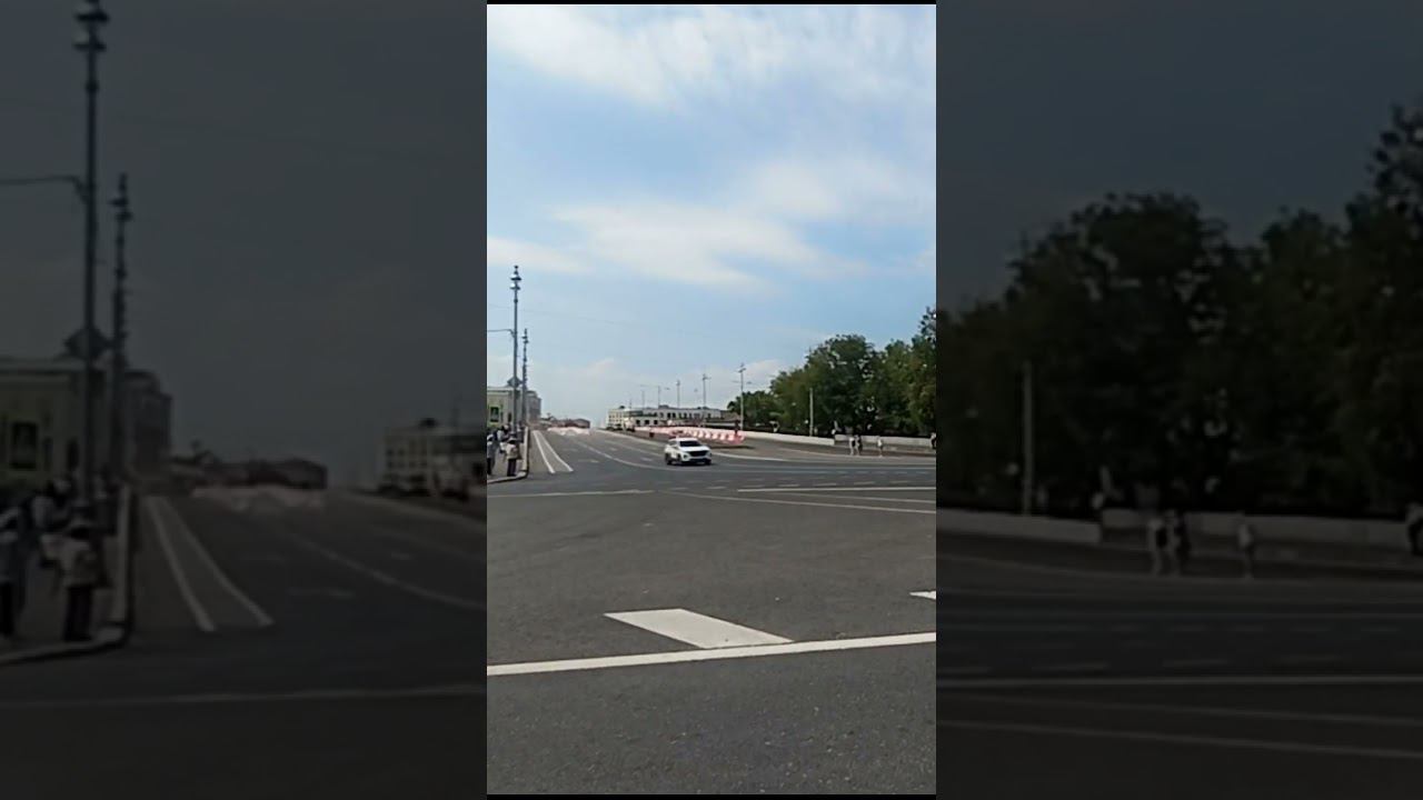 парад трамваев и ретроавтомобилей #automobile #ретро #ретроавтомобили  #трамвай #Москва