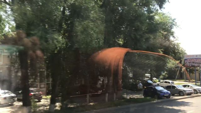 Город Пятигорск из окна автобуса, июль 2024 года