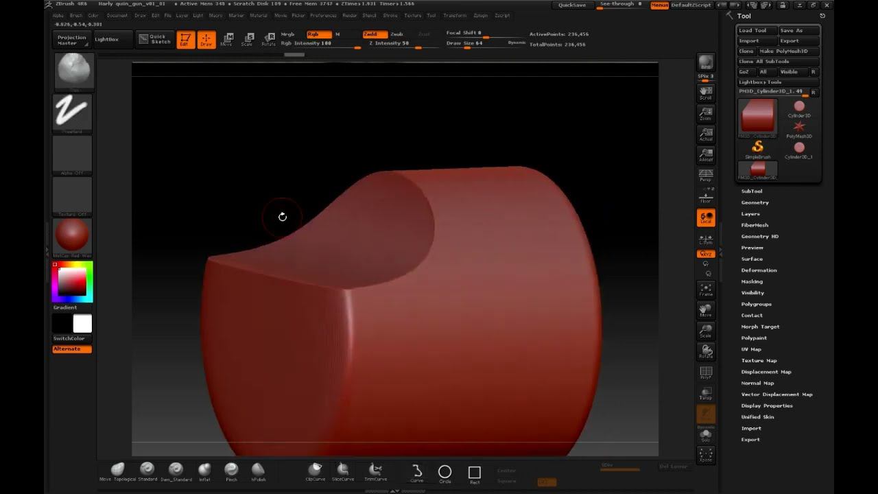 HarleyQ Vol 3  04 Clip curve
