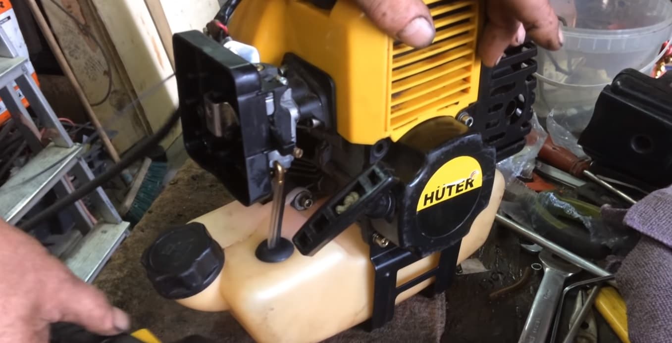 Двигатель Huter запуск??.