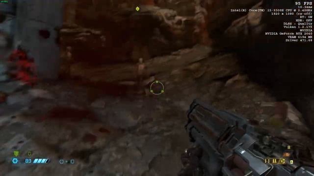 Doom Eternal RTX 2060 i5 9300h (MSI GF65 Thin) RTX ON DLSS QUALITY.mp4