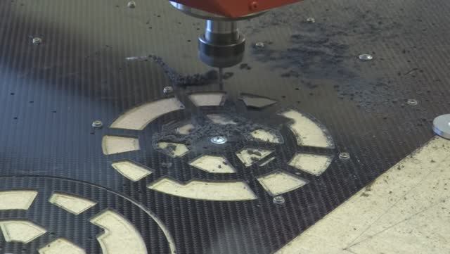 Фрезеровка углепластика - станок ТМ04 0506 Trace-Magic