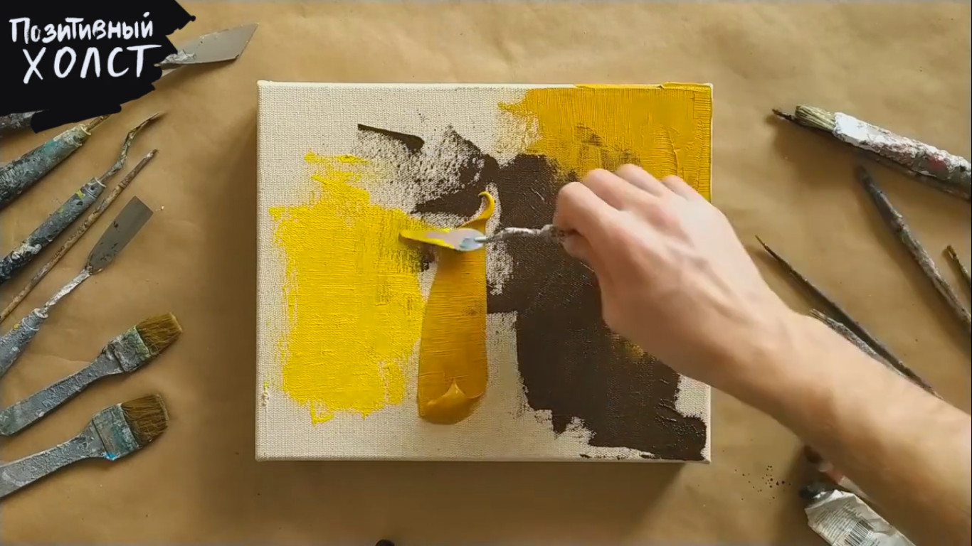 Очень Очень Легкая и Стильная Картина для Интерьера за 5 минут! Просто Для Самых Начинающих