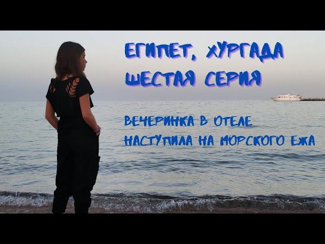 #6. Шестая серия. ЕГИПЕТСКАЯ СИЛА. Вечеринка в отеле/ пляж/наступила на морского ежа.