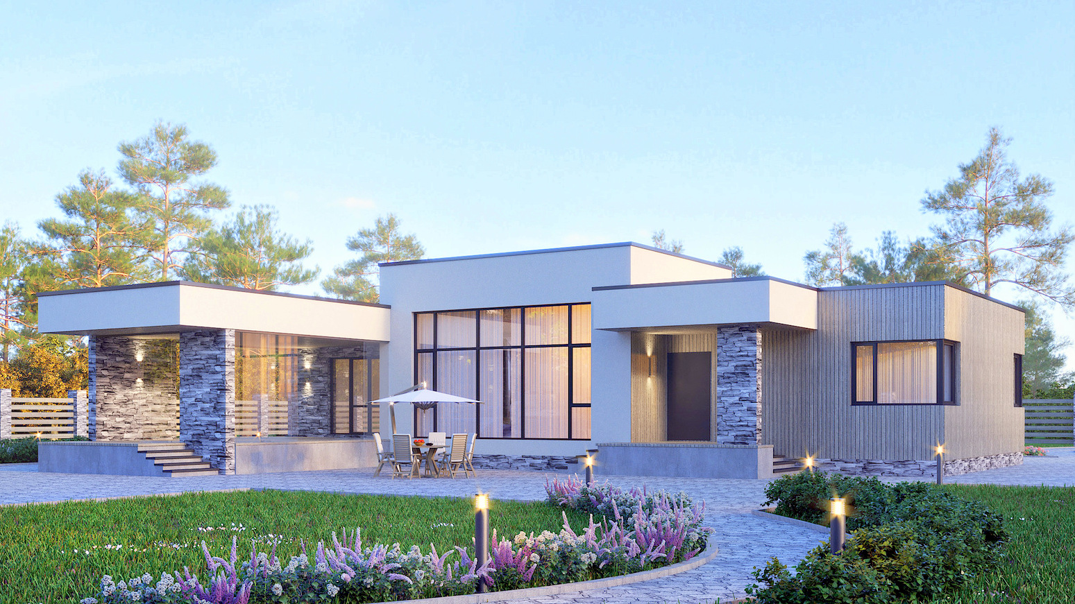 Дом архитектора #2 фундамент на сваях ростверк перекрытие плитами.