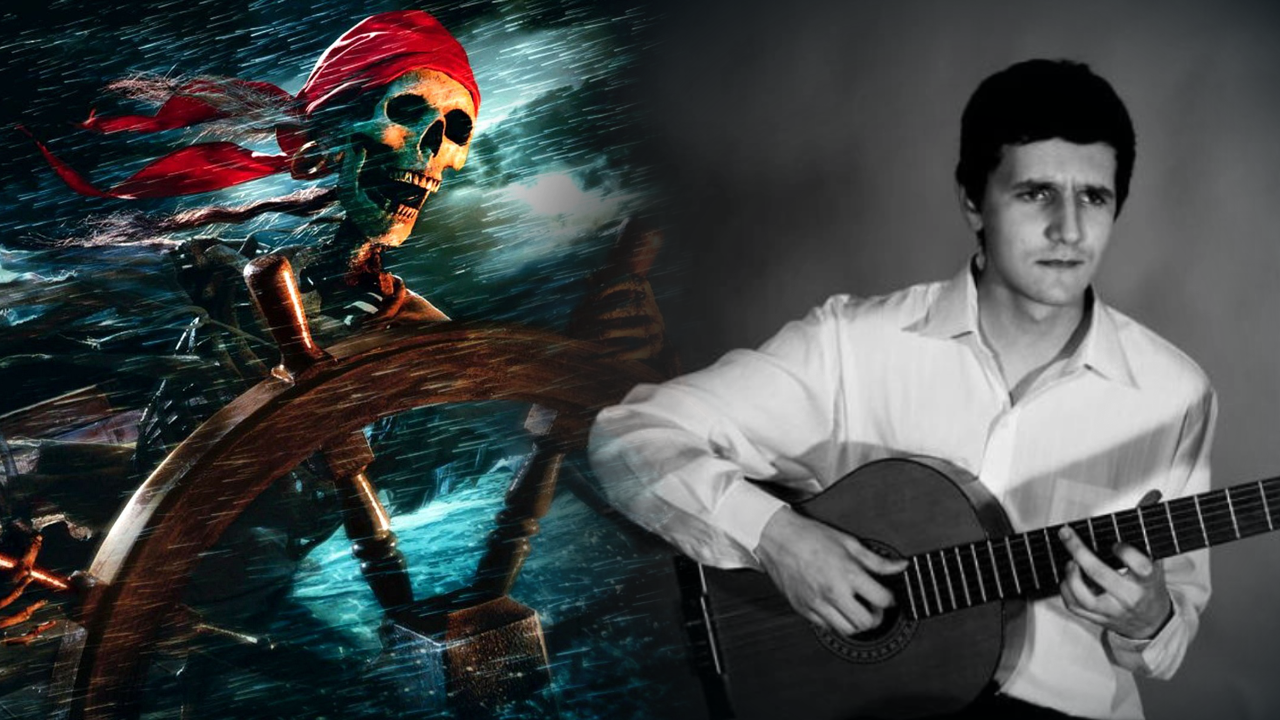 Пираты Карибского моря (на гитаре) табулатура. Pirates of the Caribbean (guitar) tablature