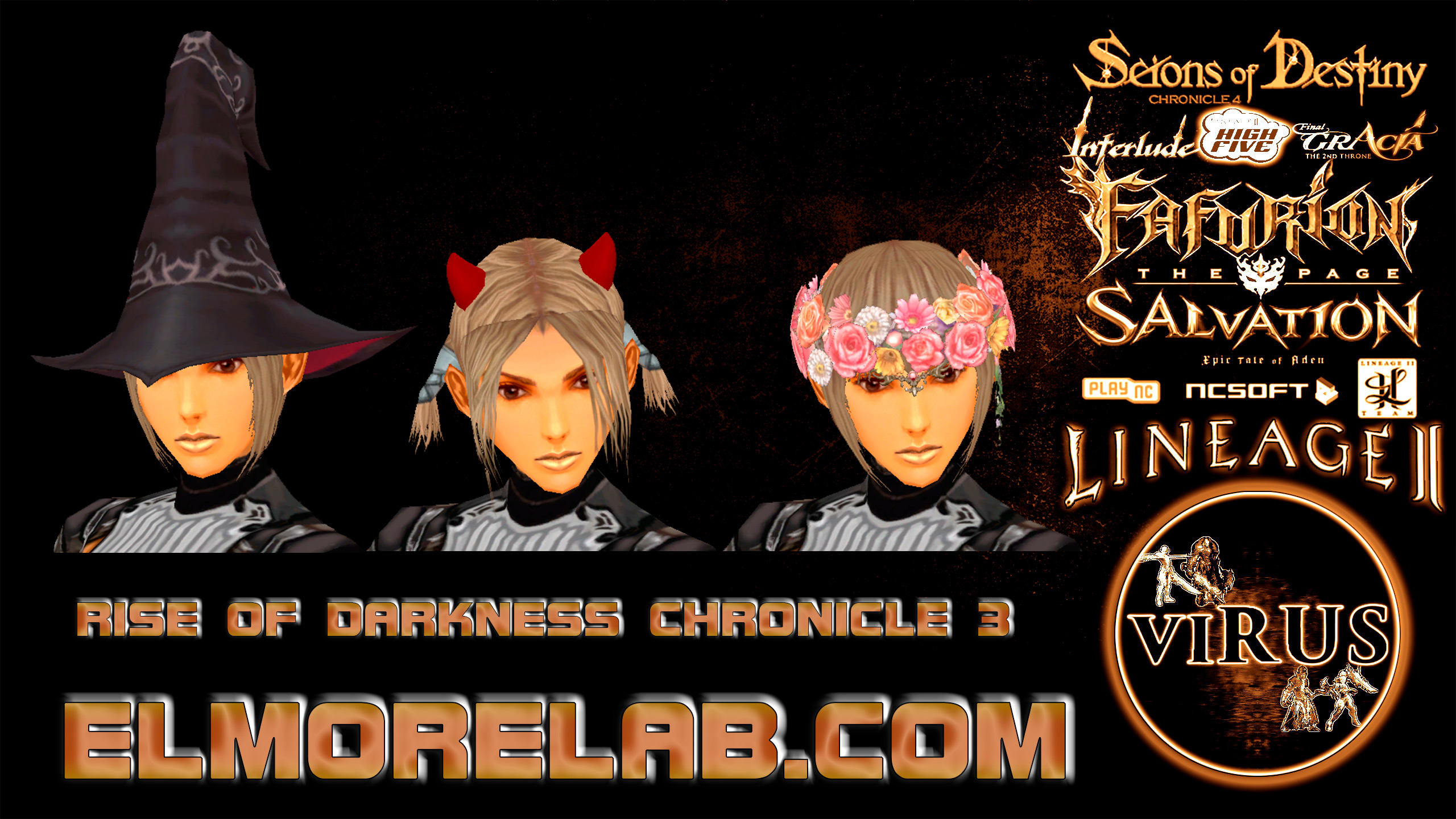 New Accessories for www.Elmorelab.Com server. LINEAGE II-Rise of Darkness ◄√i®uS►