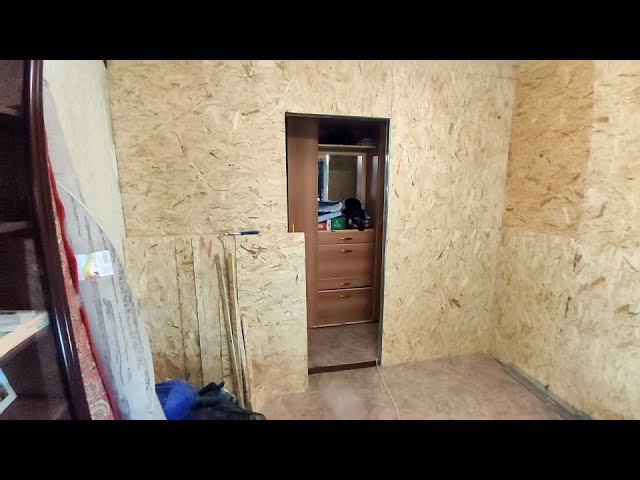 Перегородка из ОСП (OSB) намного прочнее и надежней гипсокартона. Делаю своими руками.