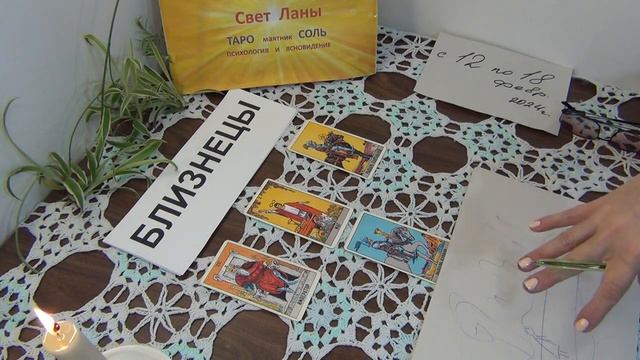 3 - БЛИЗНЕЦЫ - прогноз ТАРО - с  12.02.2024г. по  18.02.2024г. + Послание от Высших Сил.