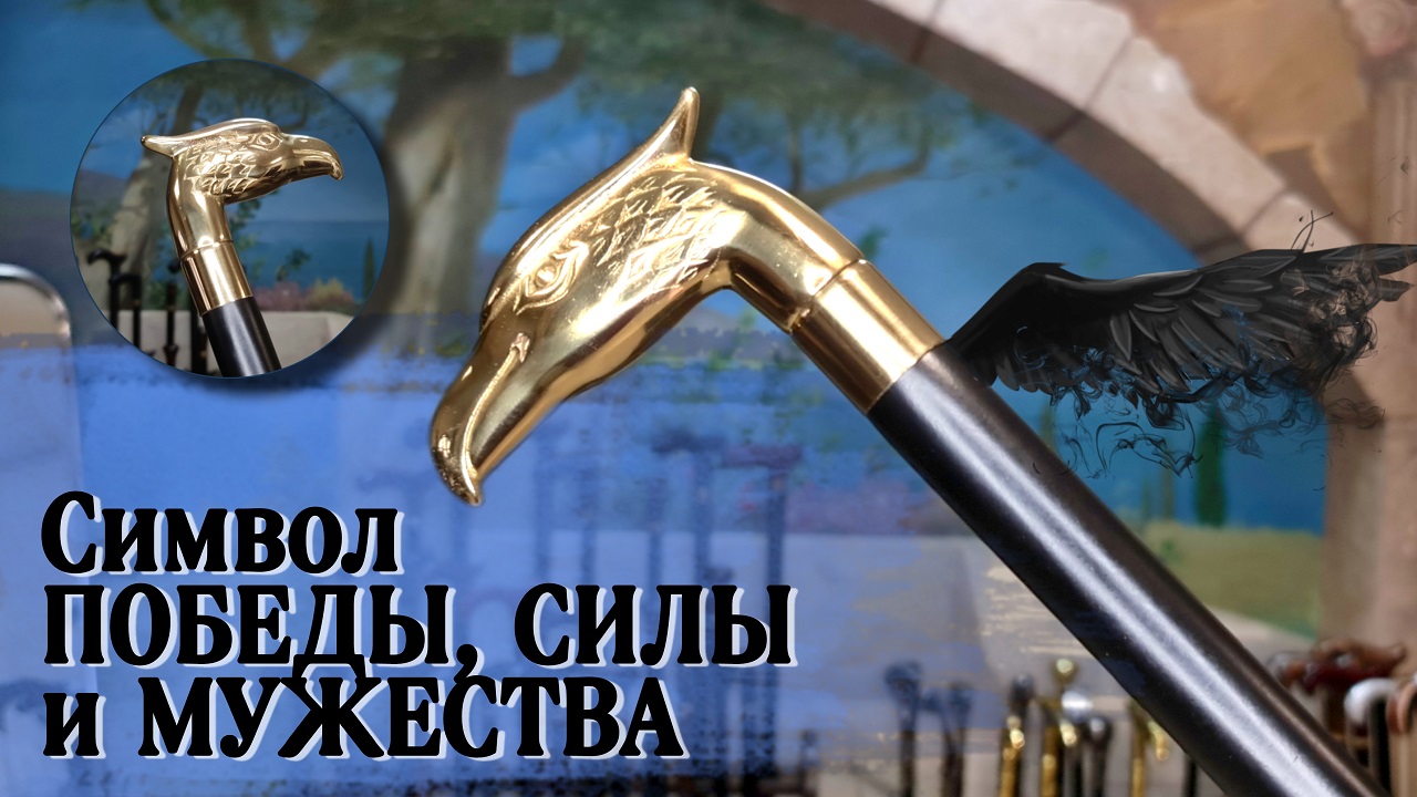 Стильная и универсальная опора | Трость "Беркут Gold"