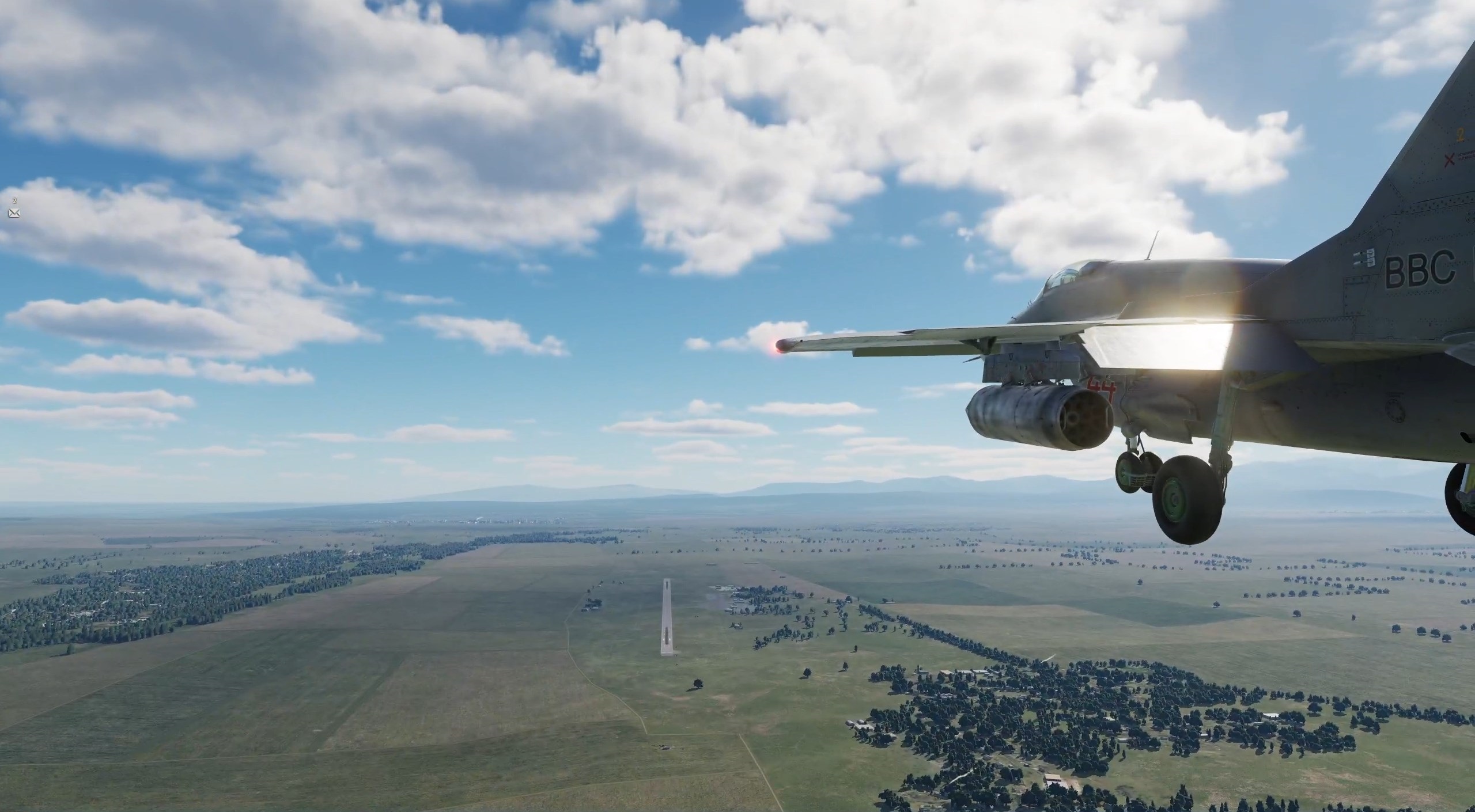 МиГ-29С. Грубая посадка - данные на ИЛС были не верны.