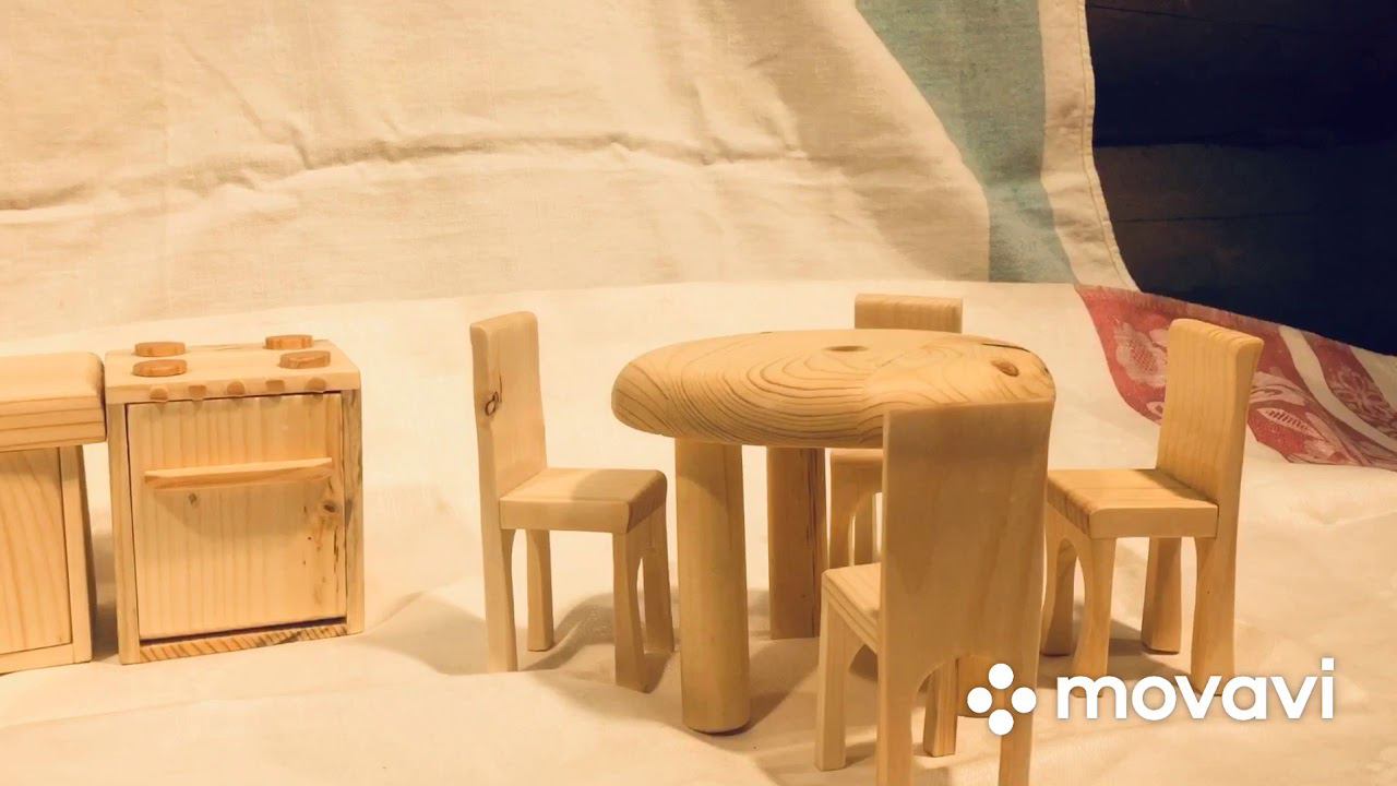 Отходы в доходы. Новый комплект мебели для кукольного домика