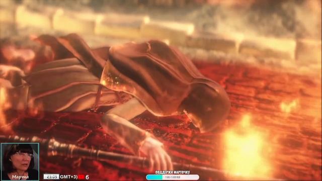 [нарезка с моих стримов ДС3] Реакция на босса Фриде отец ариандель первый трай