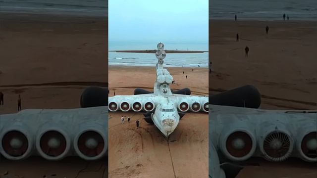 #Россия_Советский ударный Экраноплан -Лунь-