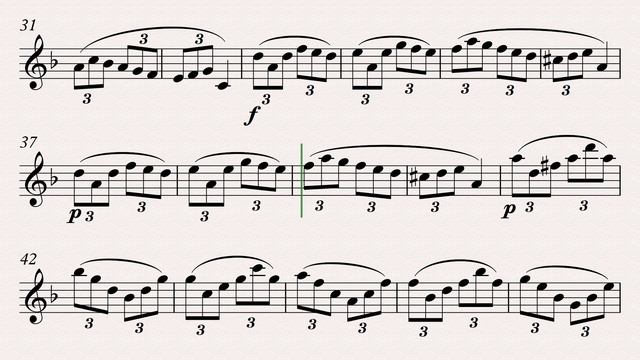Д.Пешетти Престо ноты и видео-минусовка для саксофона-альта, темп 50