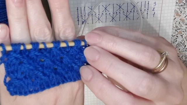 МК узор спицами