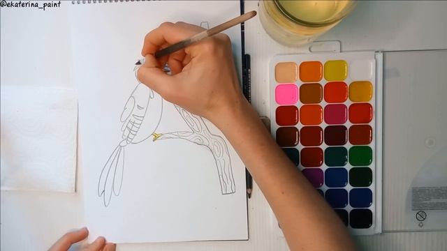 Буква Д. Дятел