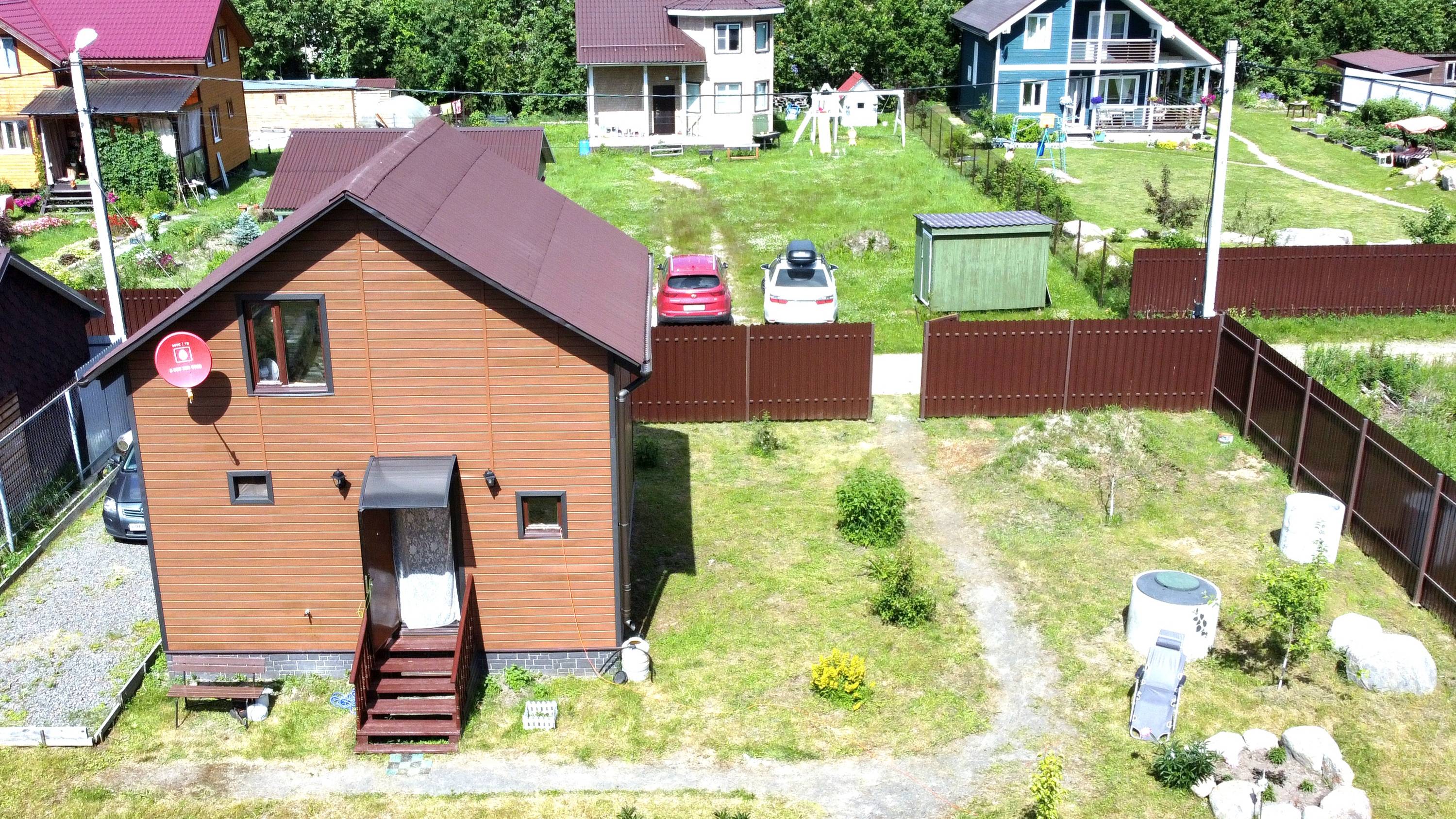 дом у реки Вуокса, поселок Ромашки (Приозерский район)