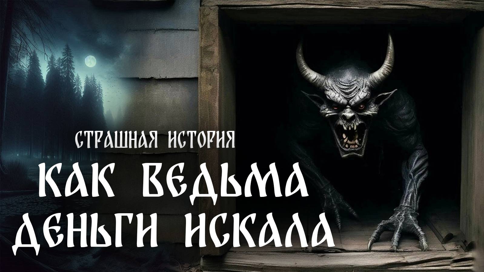 Страшная история "Как ведьма деньги искала"