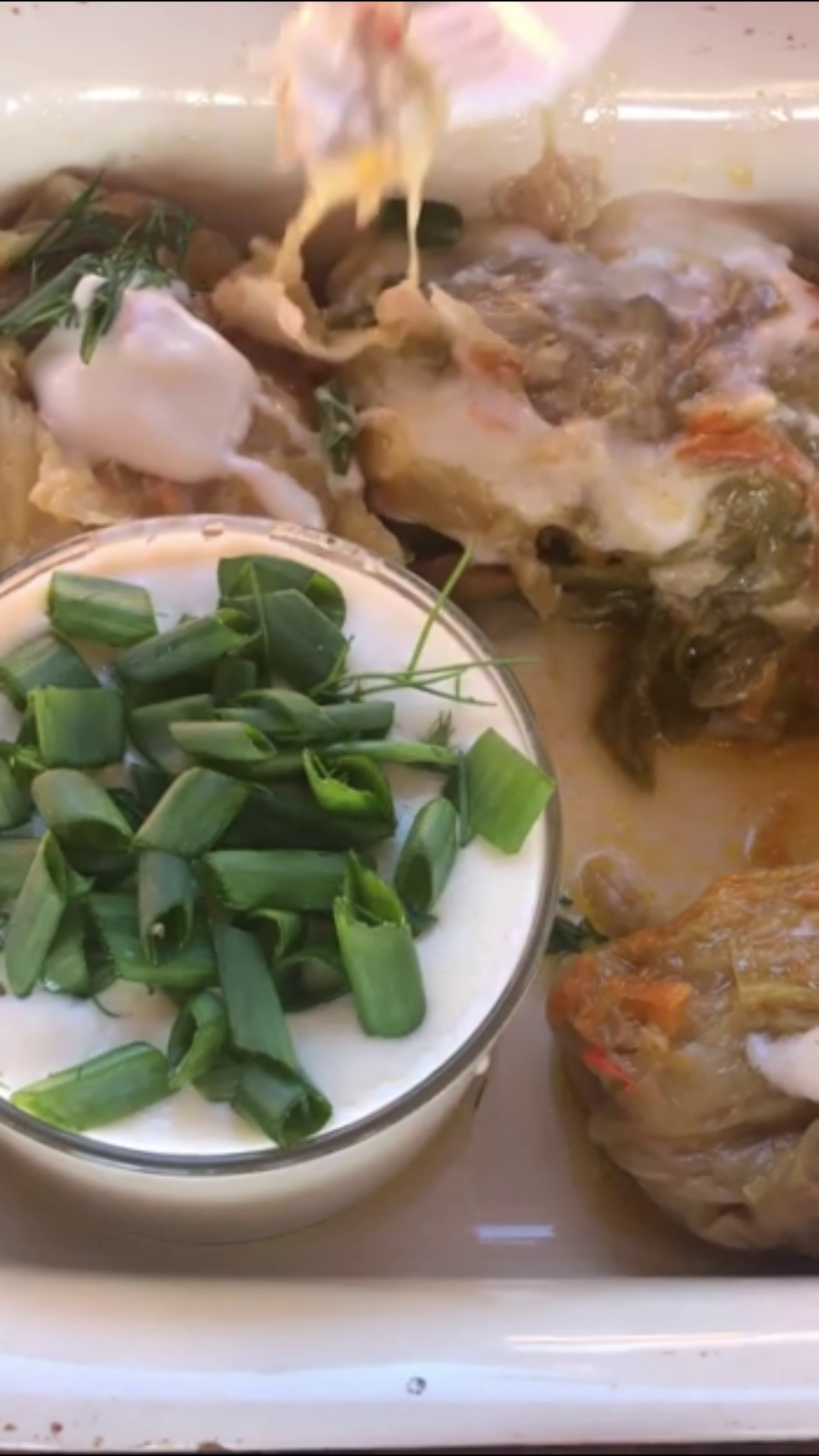 Сметанный соус для голубцов