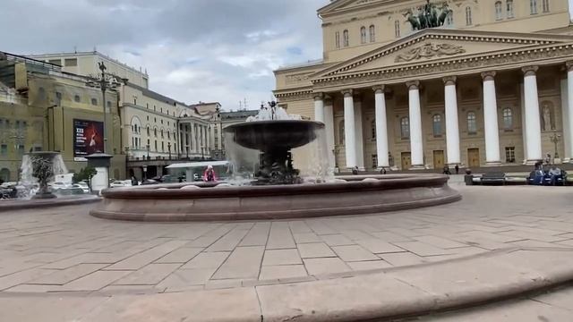 Фонтаны Москвы. Театральный фонтан у Большого театра