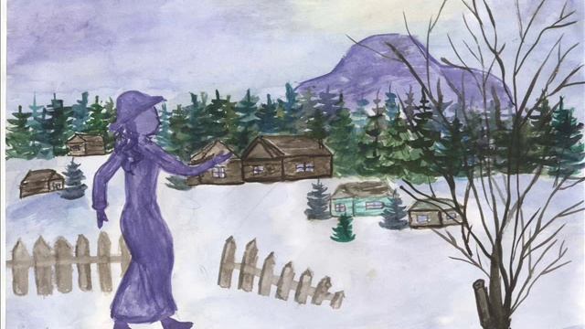 «День прошёл с фиолетовой шляпой в руке».  Масленникова София, 16 лет, Иркутская обл., г. Братск