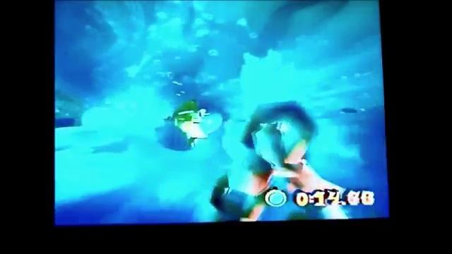 Crash Bandicoot "The Wrath of Cortex".Time Trial. Level 19._"!Corall Canyons"_.22:92..