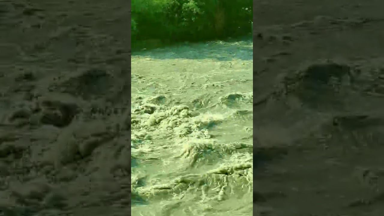 Терек в июле в сезон дождей