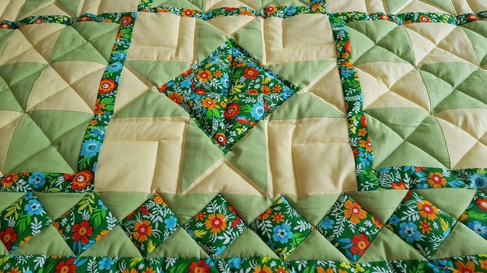 Красивый бордюр для лоскутного одеяла