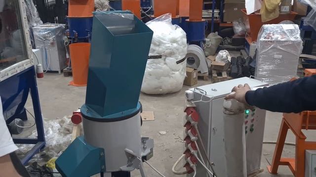 Измельчение синтепона на МИ 500р, сравнение дроблёного и прочёсанного синтепона.