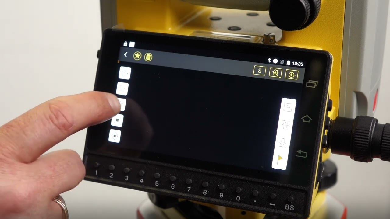 Разбивка в тахеометре South N1