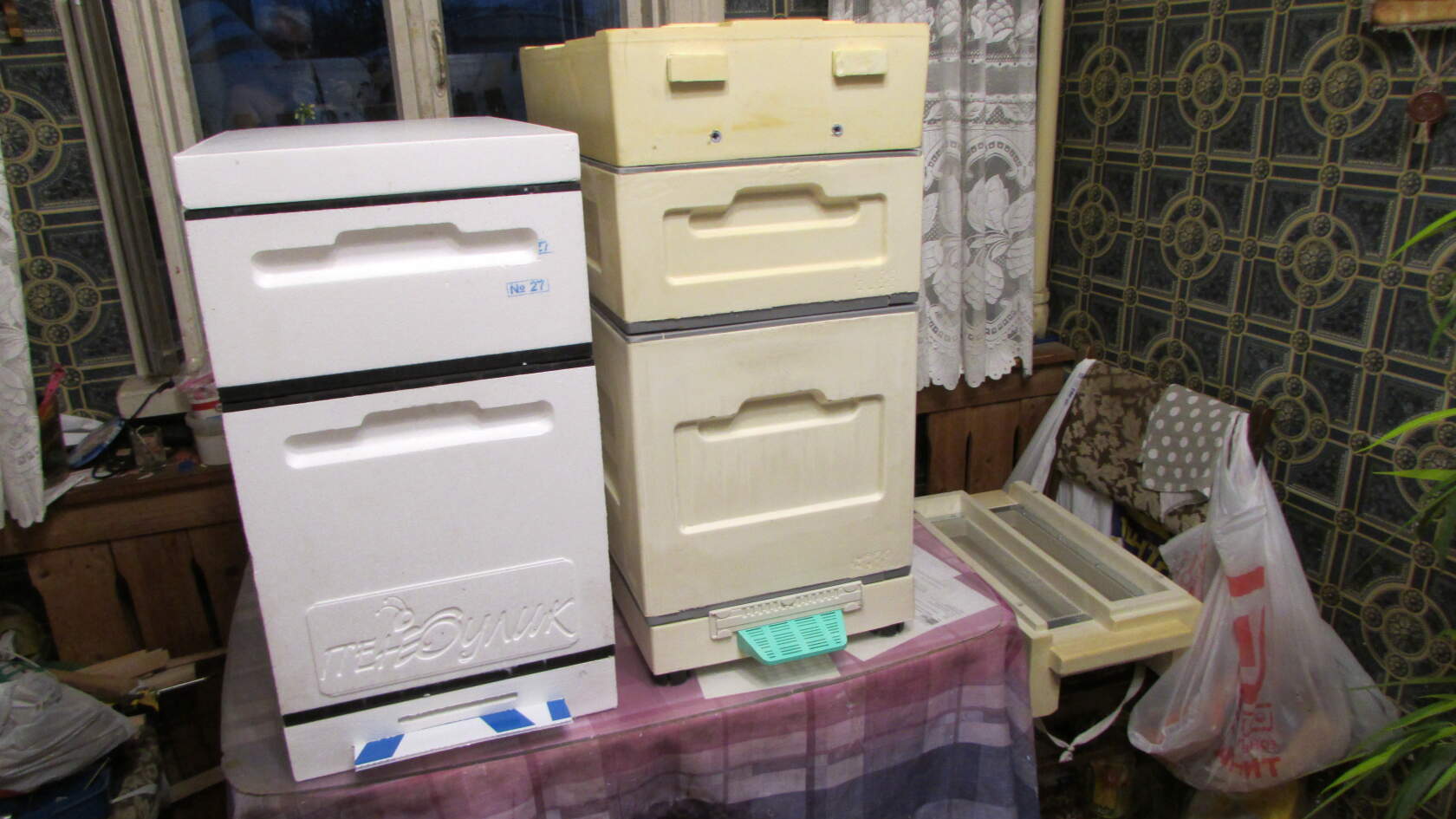 обзор и согласование между собой, 6 рамочных ульев разных производителей - фильм 1 - всего 3 фильма